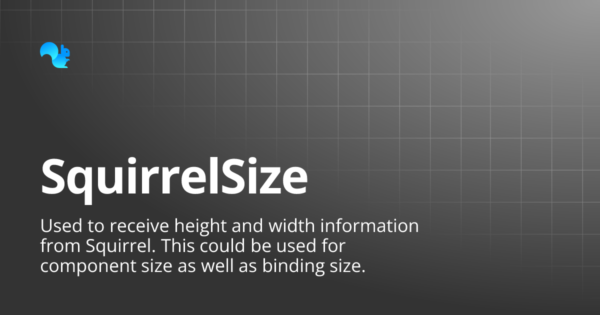 SquirrelSize | Squirrel Addon Documentation | Learn - Squirrel365