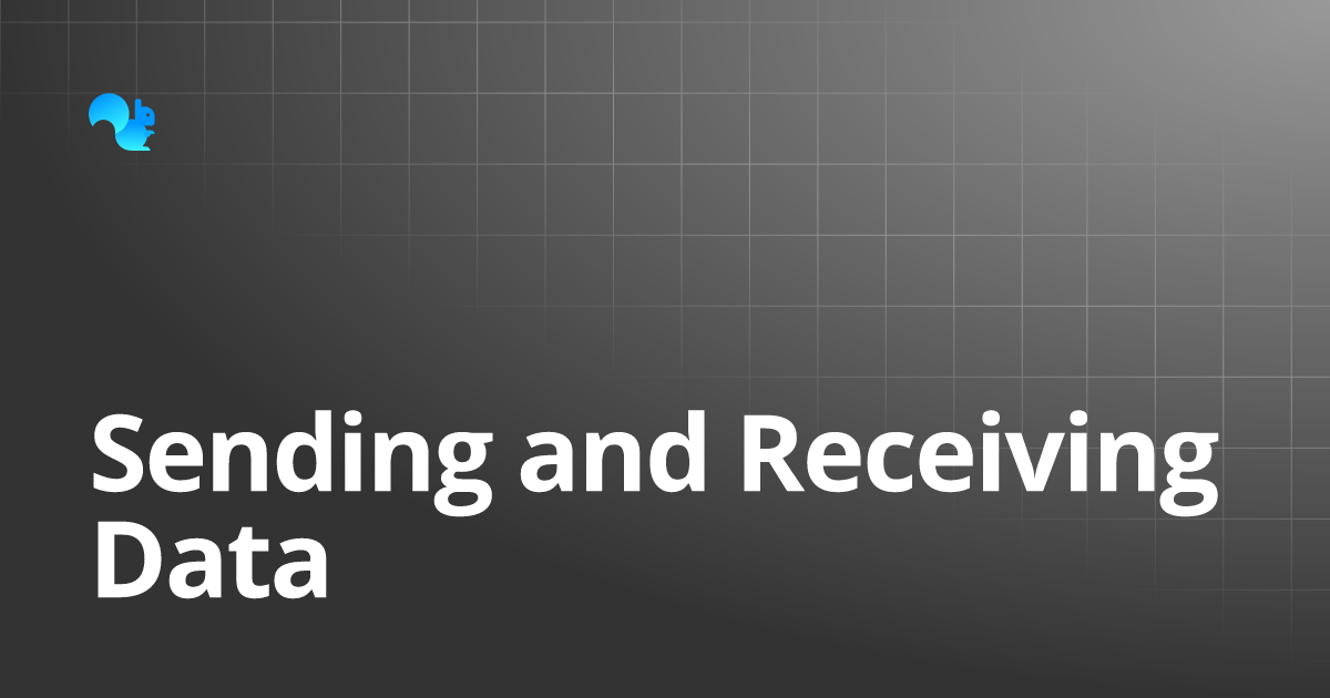 Sending and Receiving Data | Learn - Squirrel365