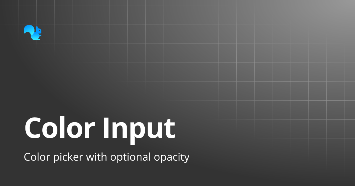 Color Input | Learn - Squirrel365