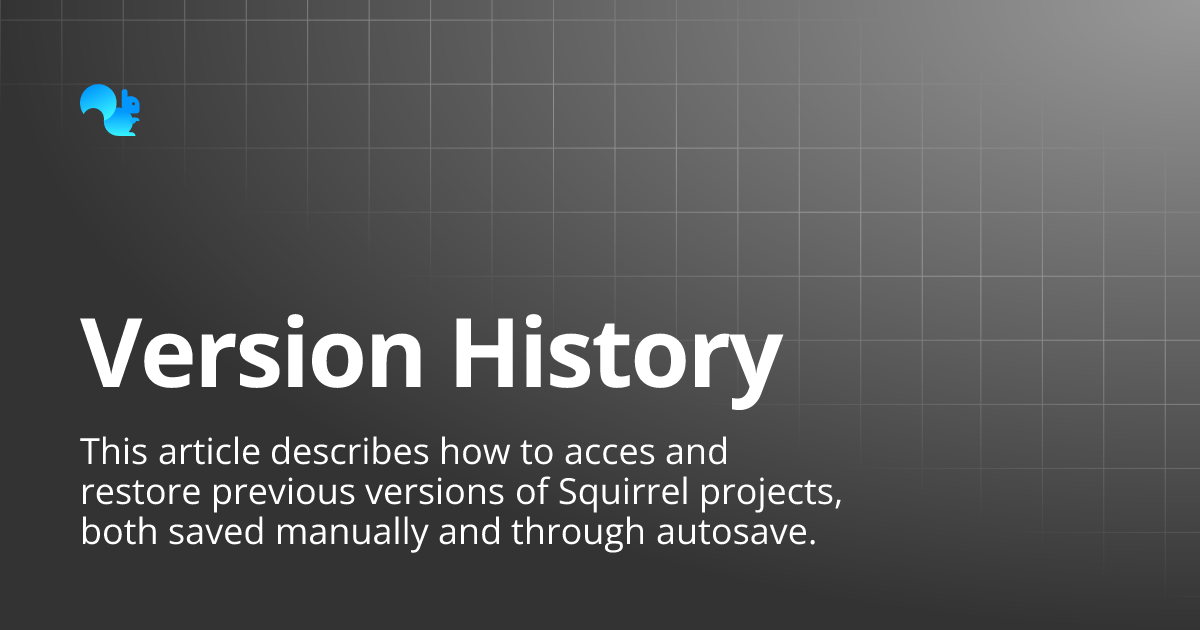 Version History | Learn - Squirrel365