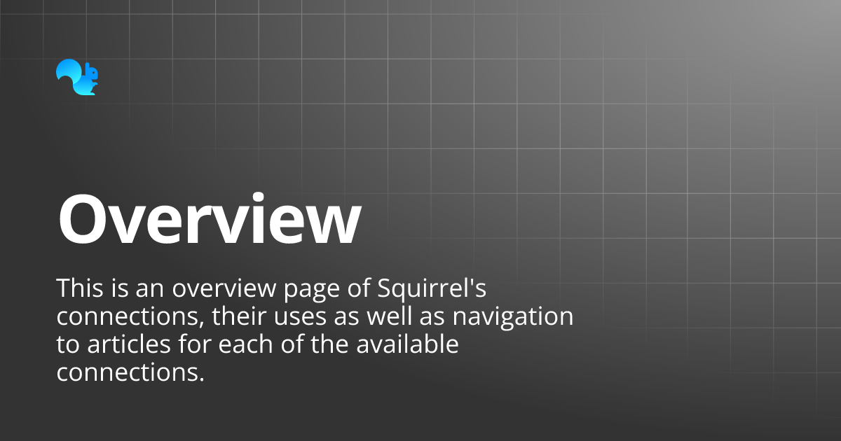 Overview | Learn - Squirrel365