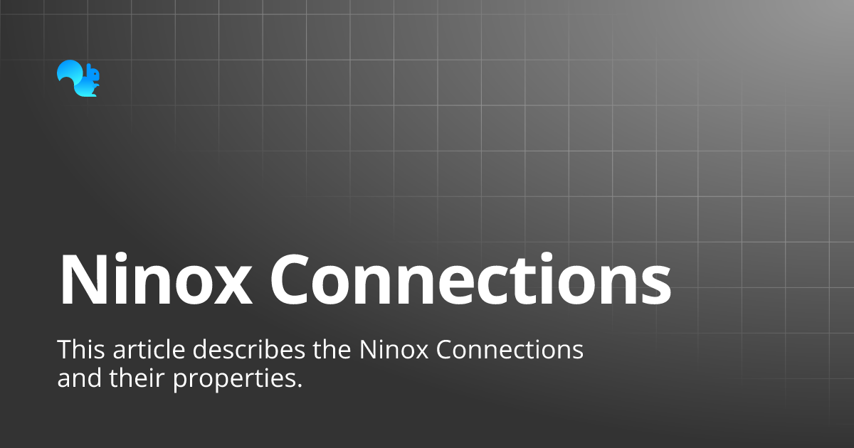 Ninox Connections | Learn - Squirrel365